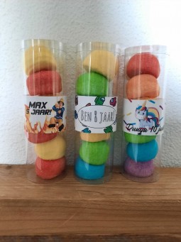 Sticker; Bedankt dat je op mijn feestje was, 10 stuks - Losse stickers - Online Traktaties